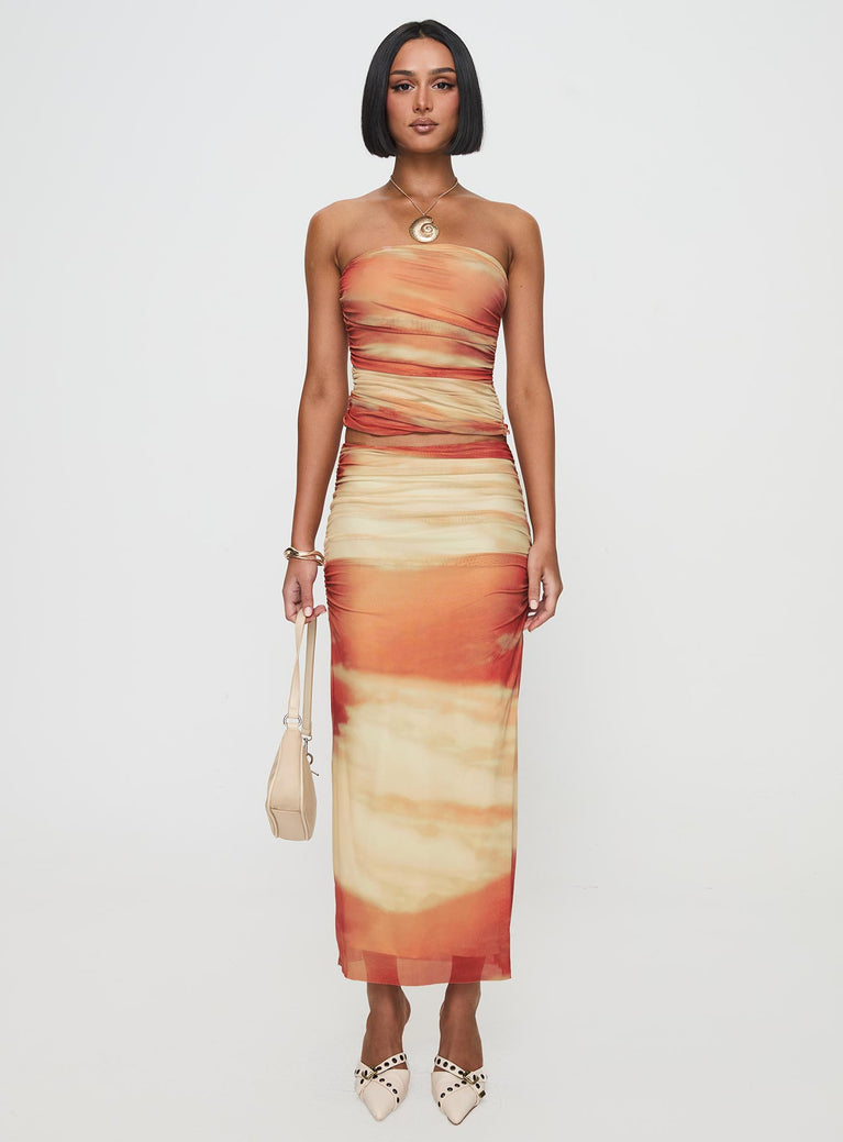 Greendale Set Orange Multi | Princess Polly USA