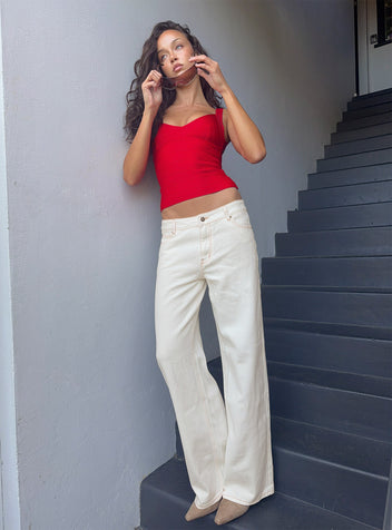 Top Model Jeans Porcelain | Princess Polly