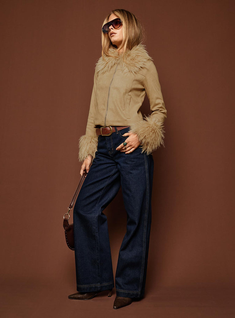 Jankins Baggy Jeans Dark Blue Wash | Princess Polly USA