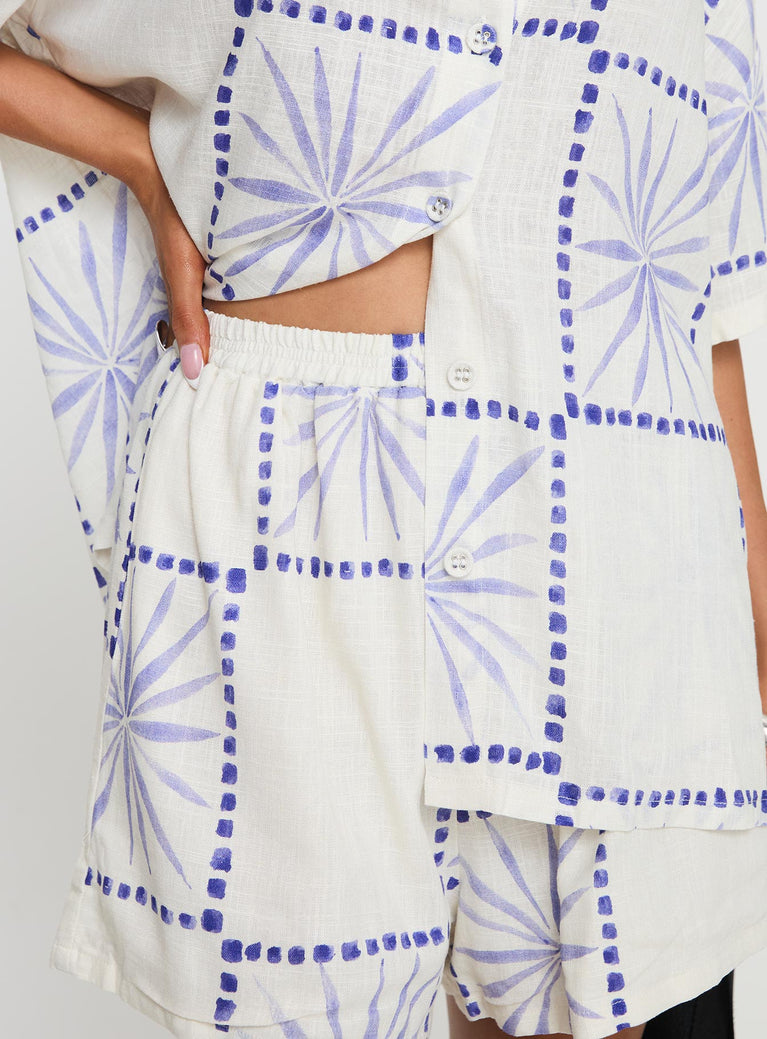 Star Star Set White / Blue | Princess Polly USA