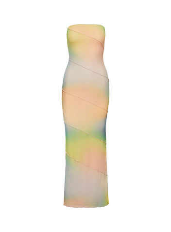 Luela Maxi Dress Tie Dye Multi | Princess Polly