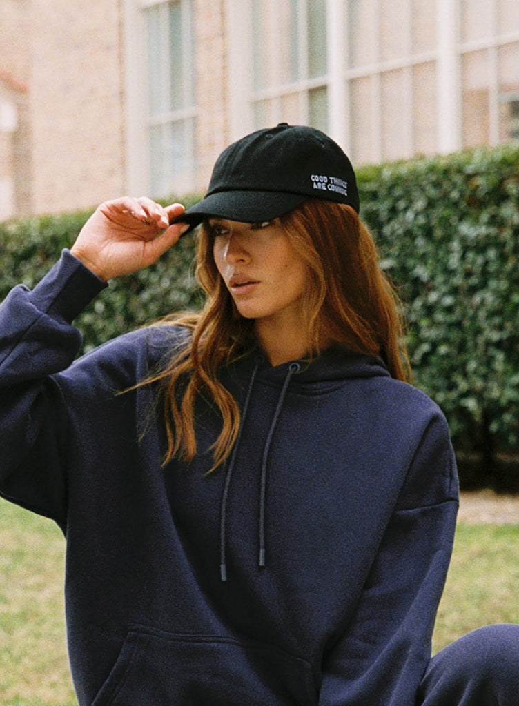 Run It Up Cap Black | Princess Polly