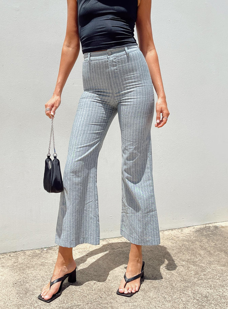 Rach Pants Grey | Princess Polly