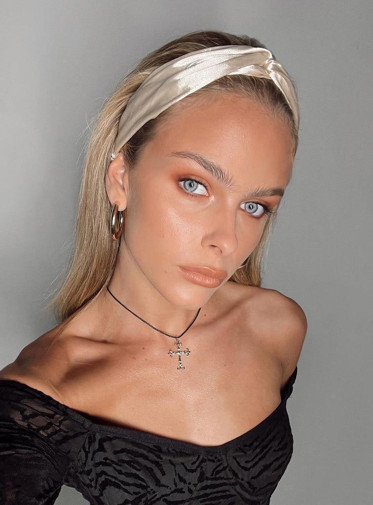 Monina Head Scarf Champagne | Princess Polly