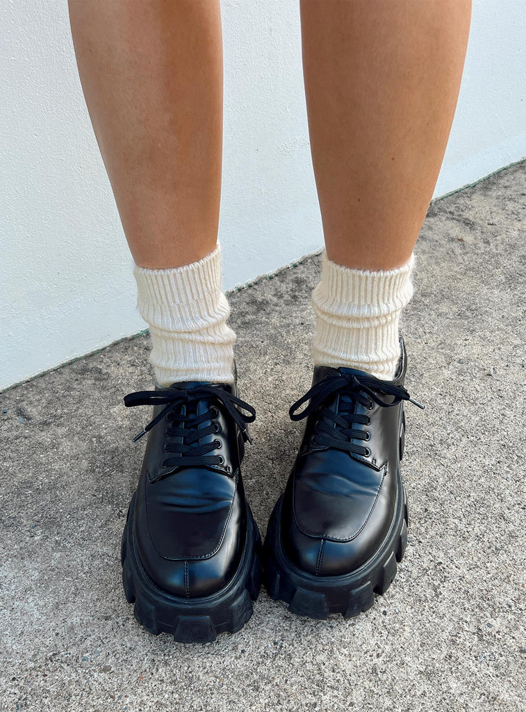 Razan Socks Beige | Princess Polly