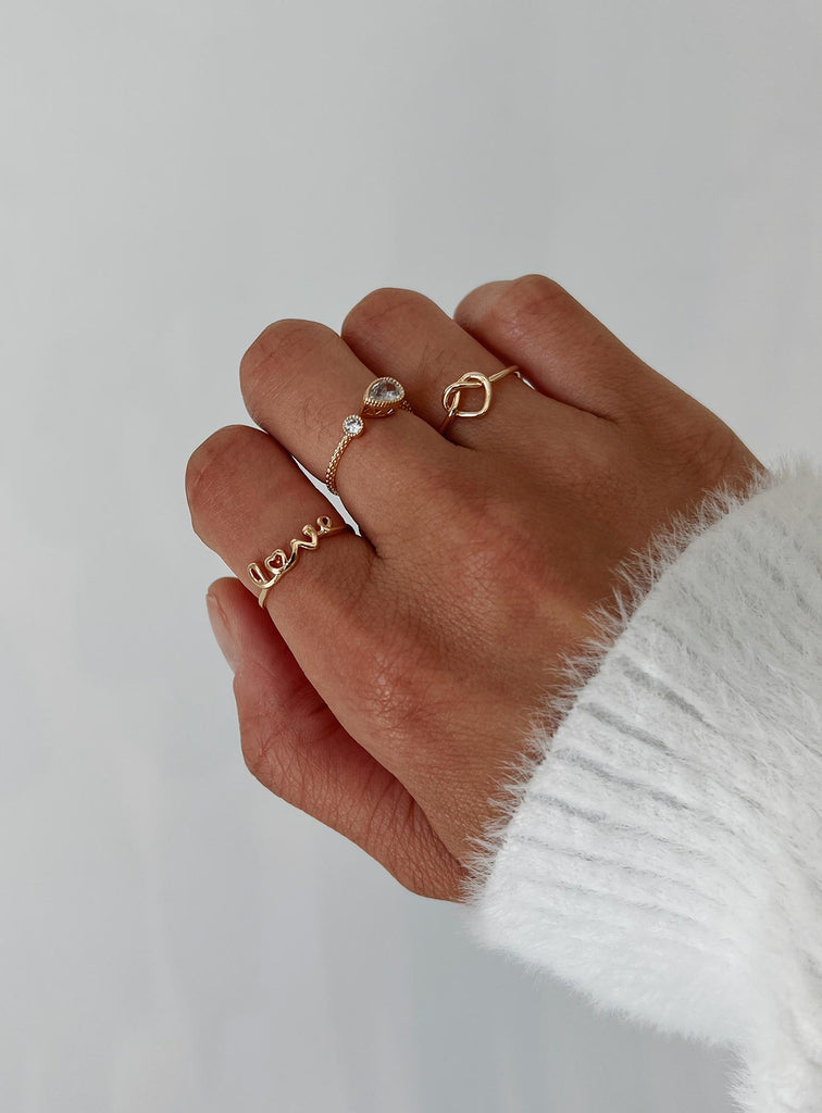 Xaver Ring Pack Gold | Princess Polly