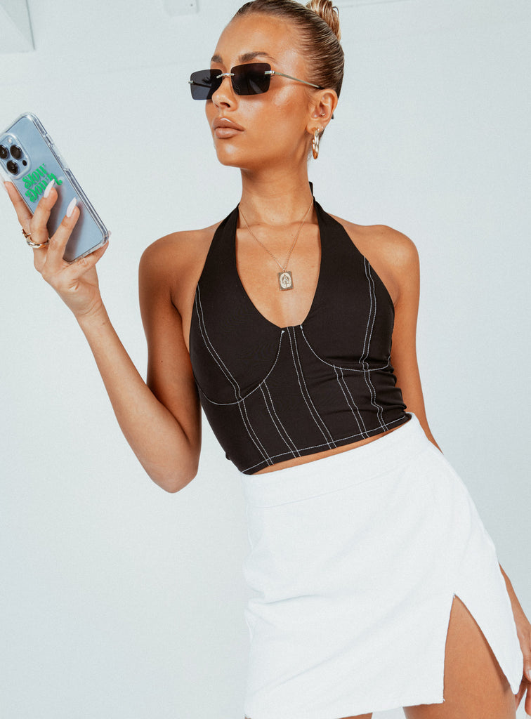 Jaslynn Top Black | Princess Polly