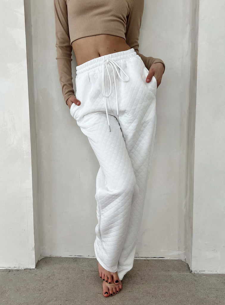 Connell Pants White | Princess Polly