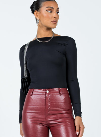 Macey Pants Burgundy