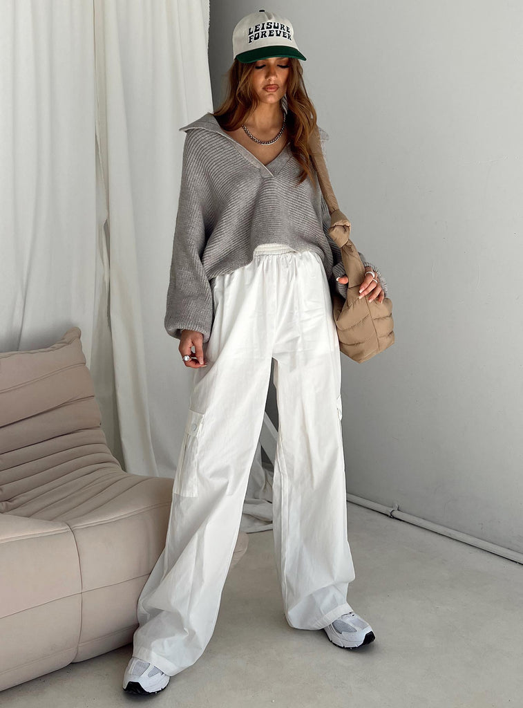 Quinten Sweater Grey | Princess Polly