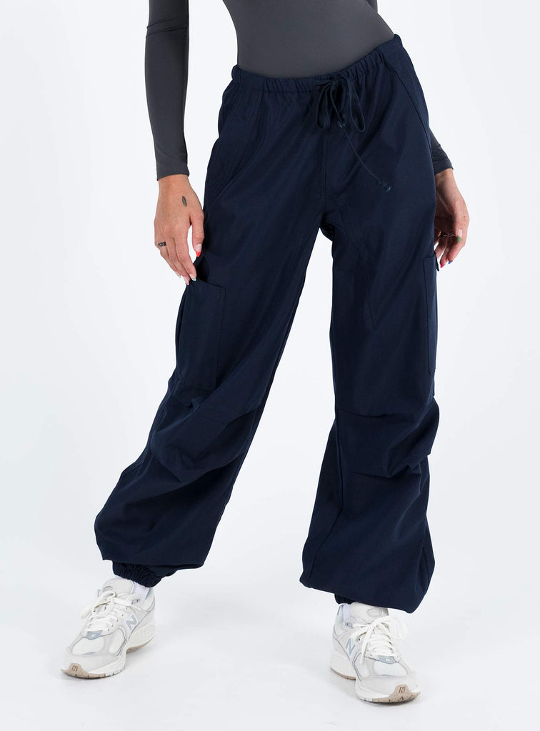 Daughtrey Cargo Pants Navy | Princess Polly USA