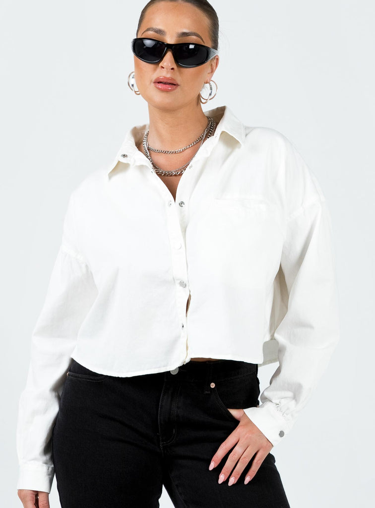 Clark Jacket White | Princess Polly USA