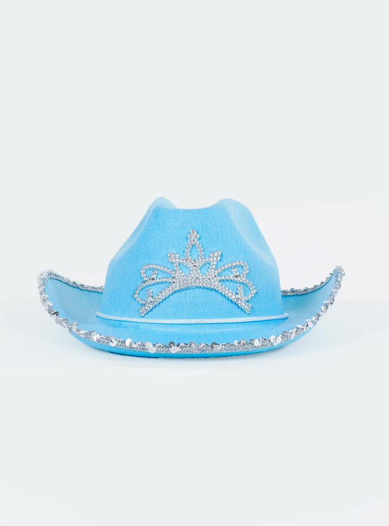Princess Cowgirl Hat Blue | Princess Polly