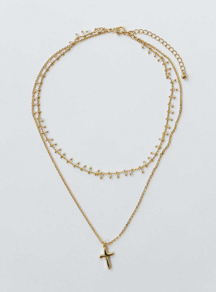 Rayner Necklace Gold | Princess Polly