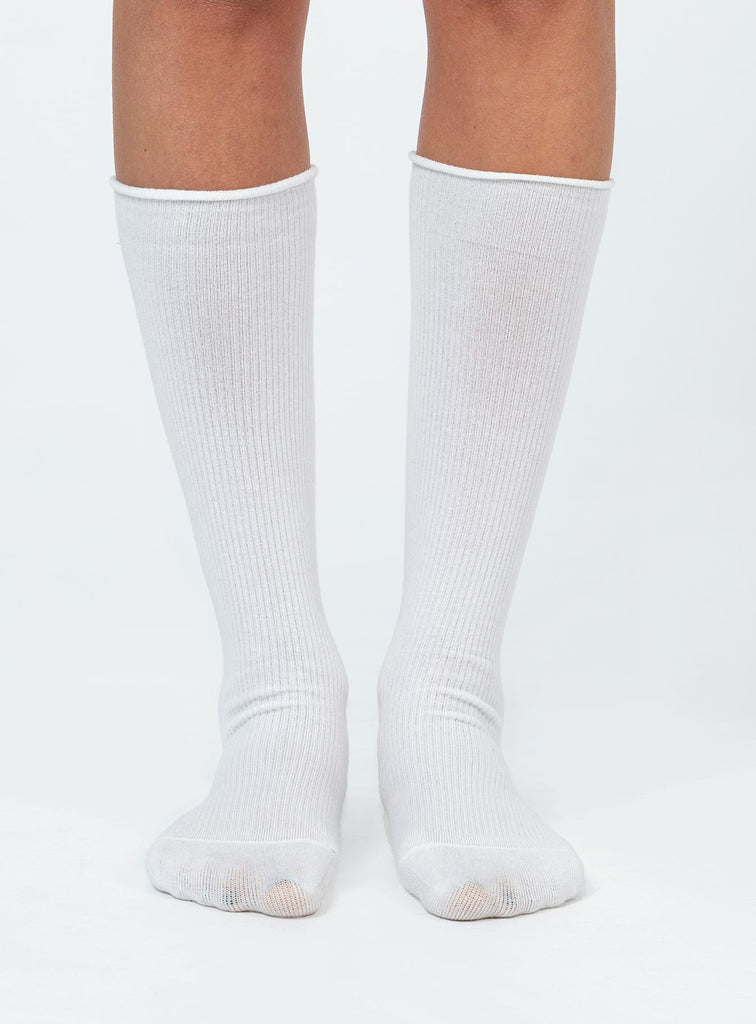 Garnet Socks White | Princess Polly