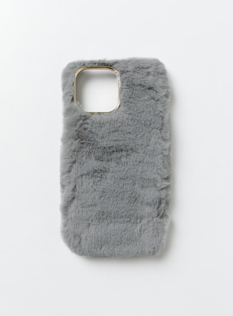 Camille Textured iPhone Case Grey | Princess Polly