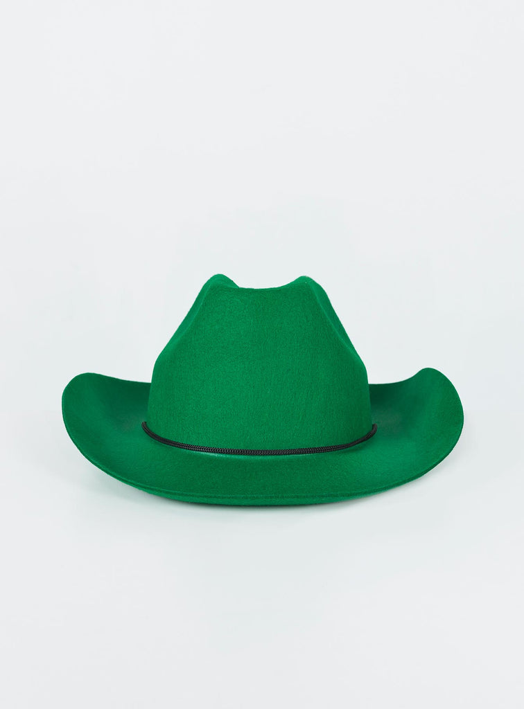 Camino Cowboy Hat Green | Princess Polly
