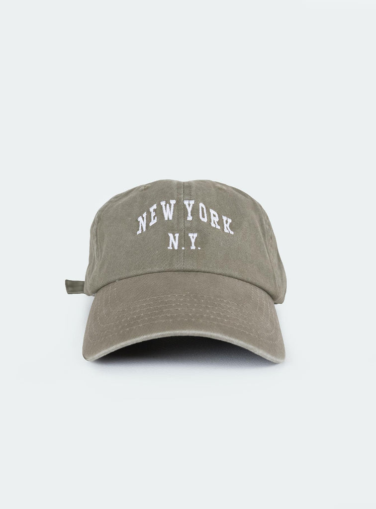 New York Dad Cap Grey | Princess Polly