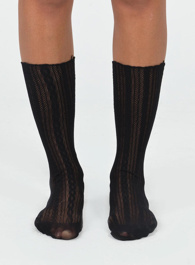 Every Woman Socks Black | Princess Polly