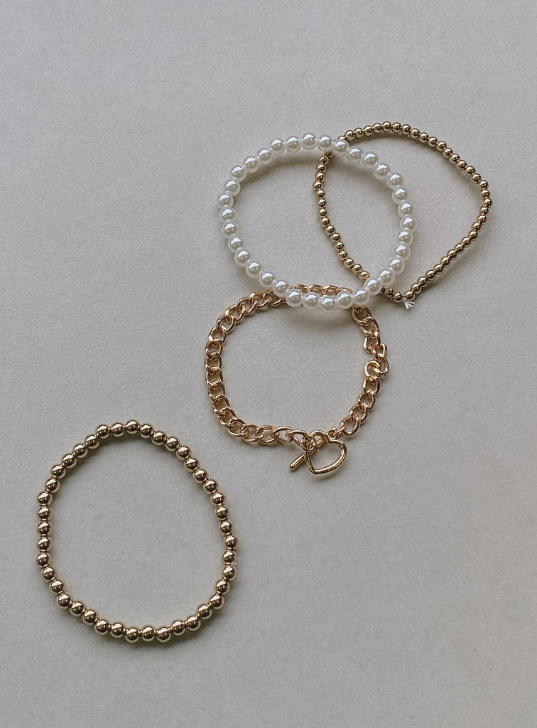 Booker Bracelet Pack Gold | Princess Polly