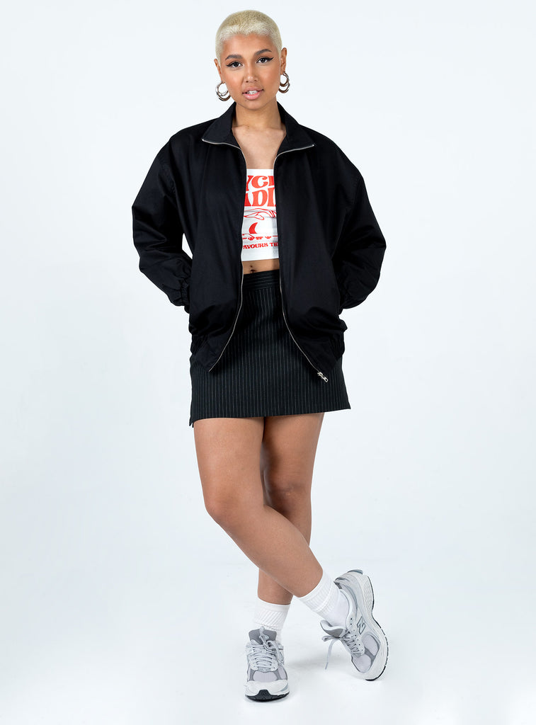 Zakariah Jacket Black | Princess Polly