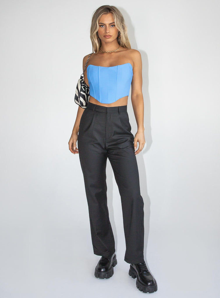 Carlie Top Blue | Princess Polly