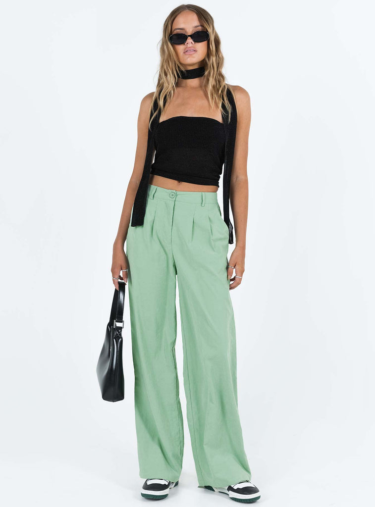 Archer Pants Basil | Princess Polly