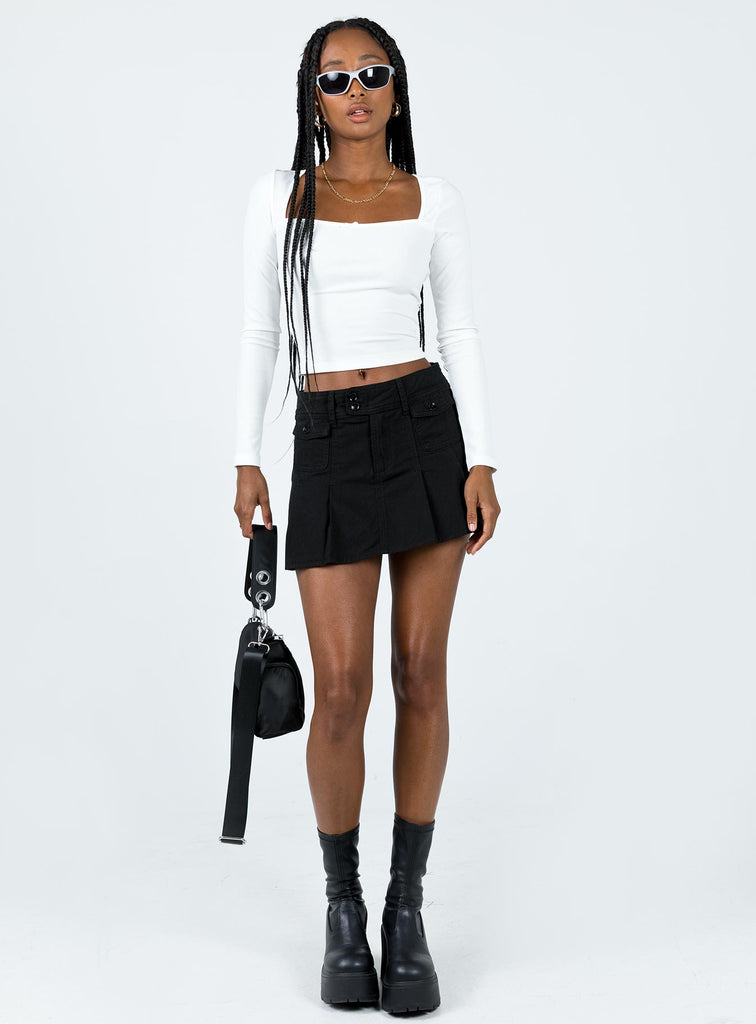 Kaffia Top White | Princess Polly