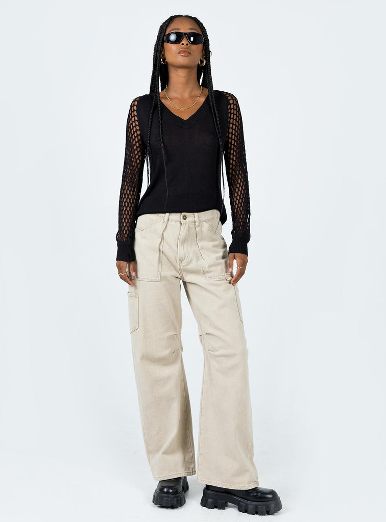 Schofield Sweater Black | Princess Polly