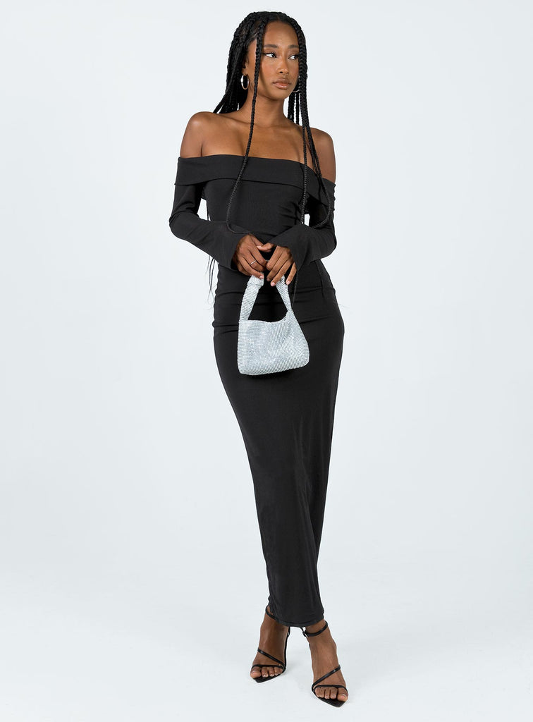 Maida Maxi Dress Black | Princess Polly