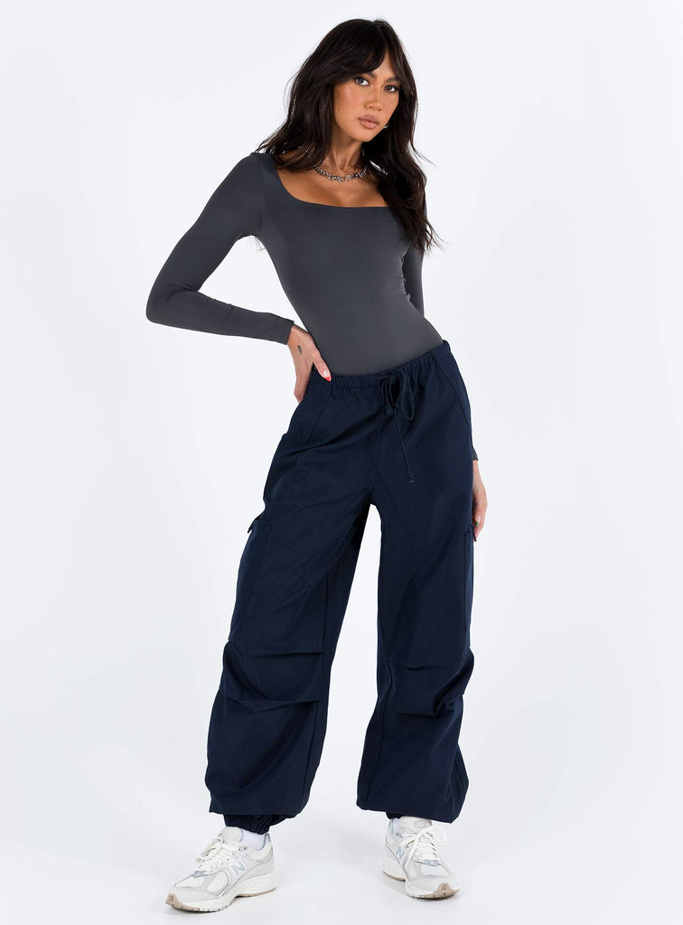 Daughtrey Cargo Pants Navy | Princess Polly USA