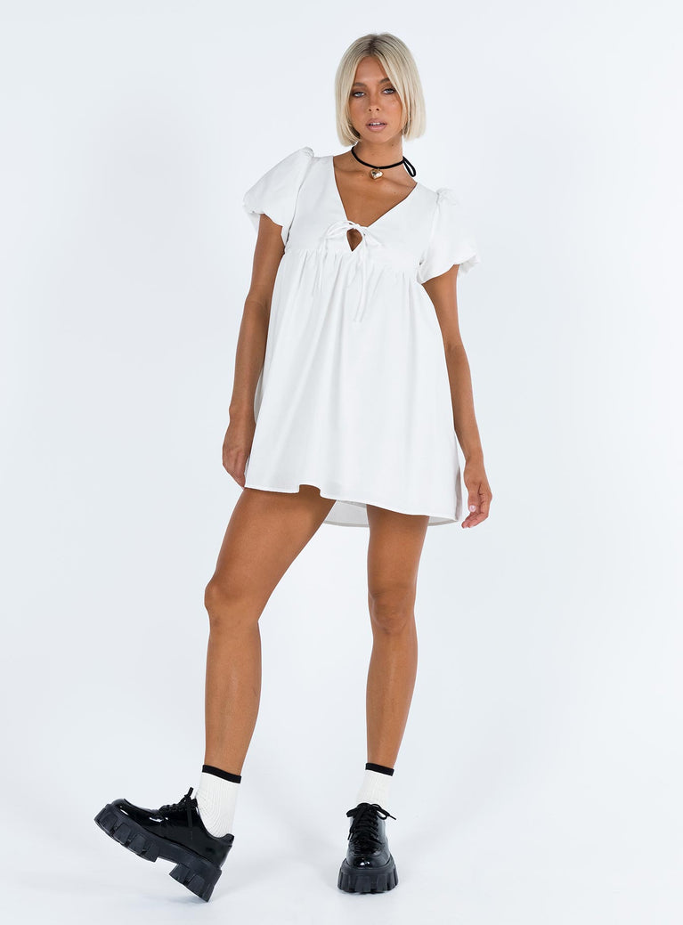 Daxton Mini Dress White | Princess Polly USA