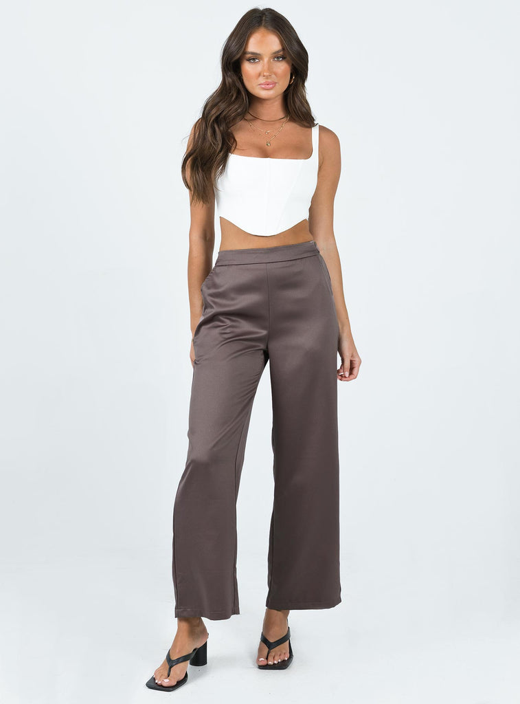 Rainford Pants Mocha | Princess Polly USA
