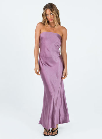Haley Maxi Dress Mauve | Princess Polly