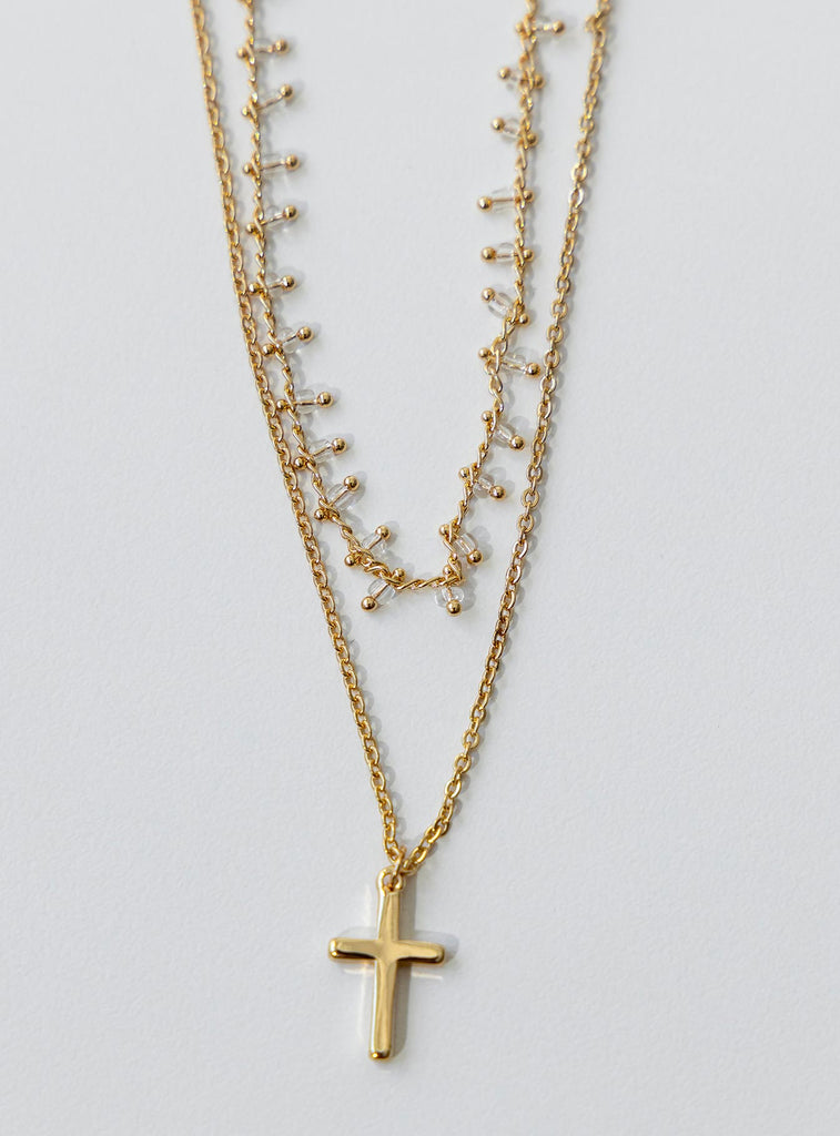 Rayner Necklace Gold | Princess Polly