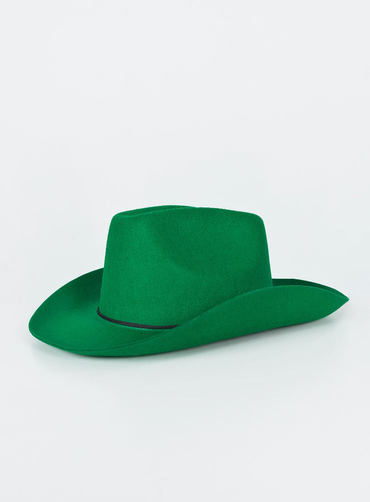 Camino Cowboy Hat Green | Princess Polly