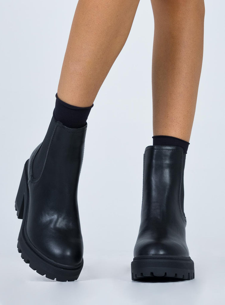 Matty Boot Black | Princess Polly USA