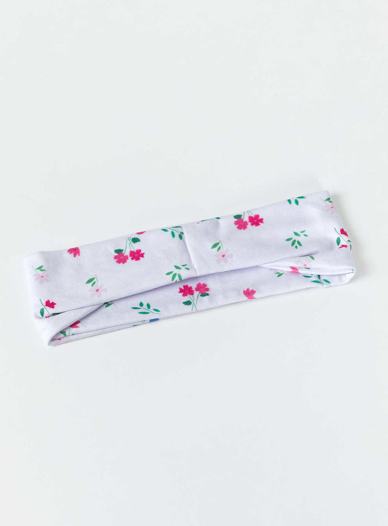 The Juney Headband White Floral | Princess Polly