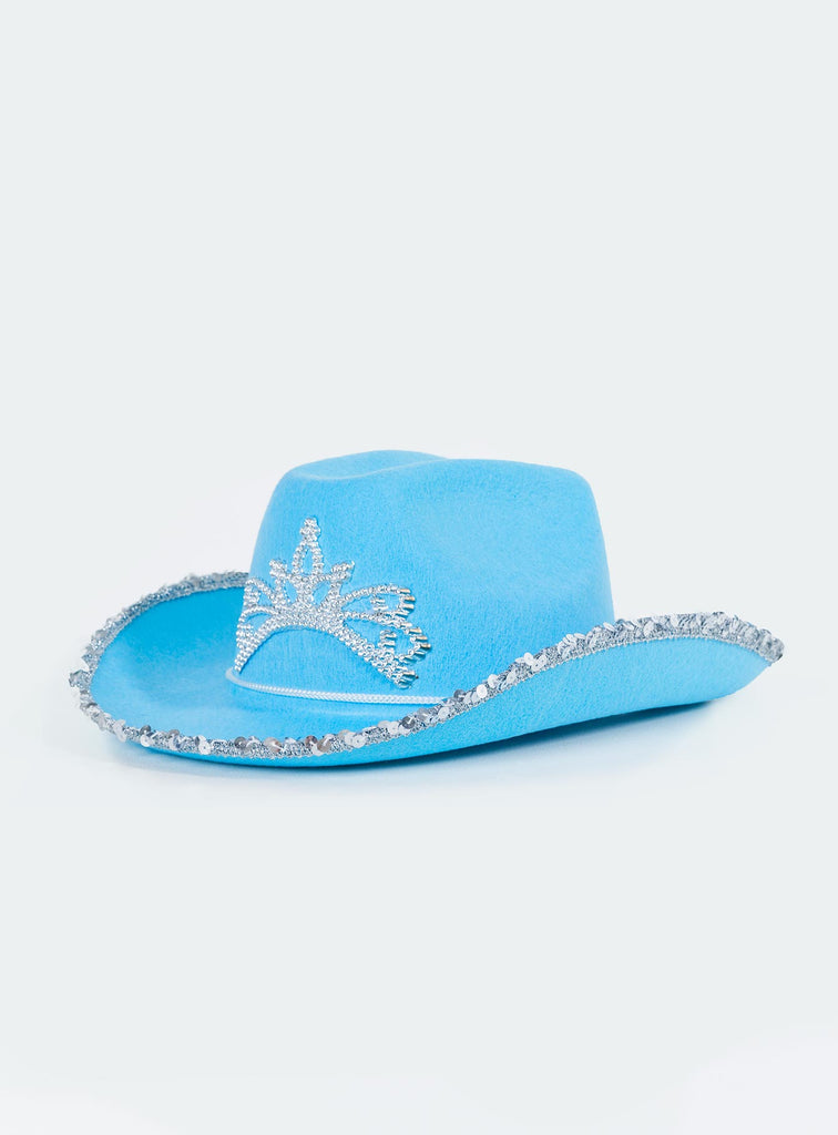 Princess Cowgirl Hat Blue | Princess Polly