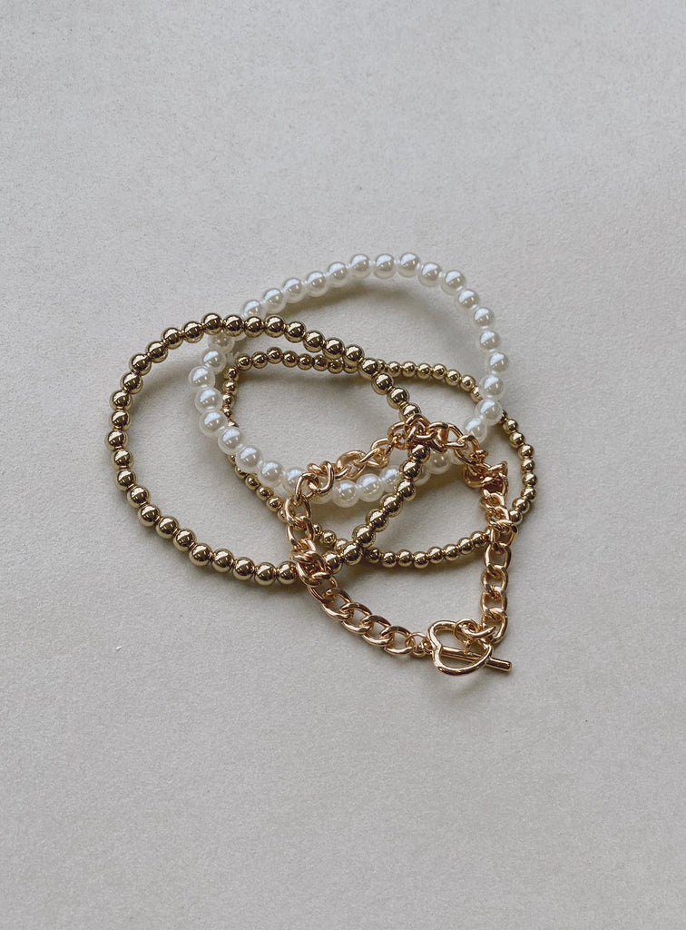 Booker Bracelet Pack Gold | Princess Polly
