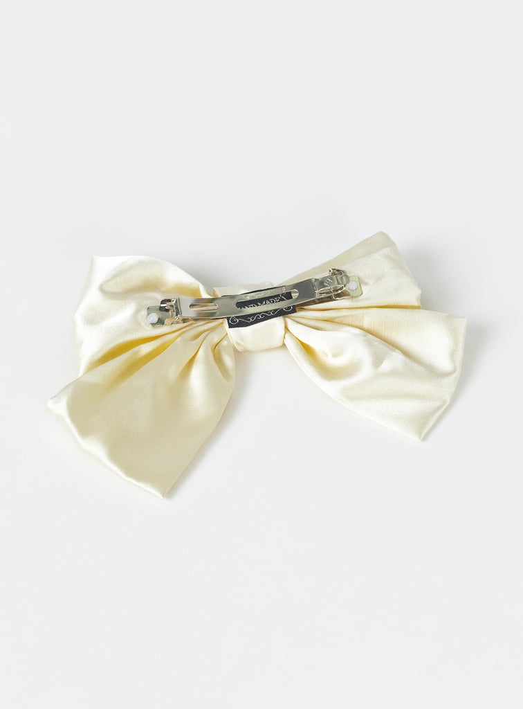 Walters Hair Bow Beige | Princess Polly