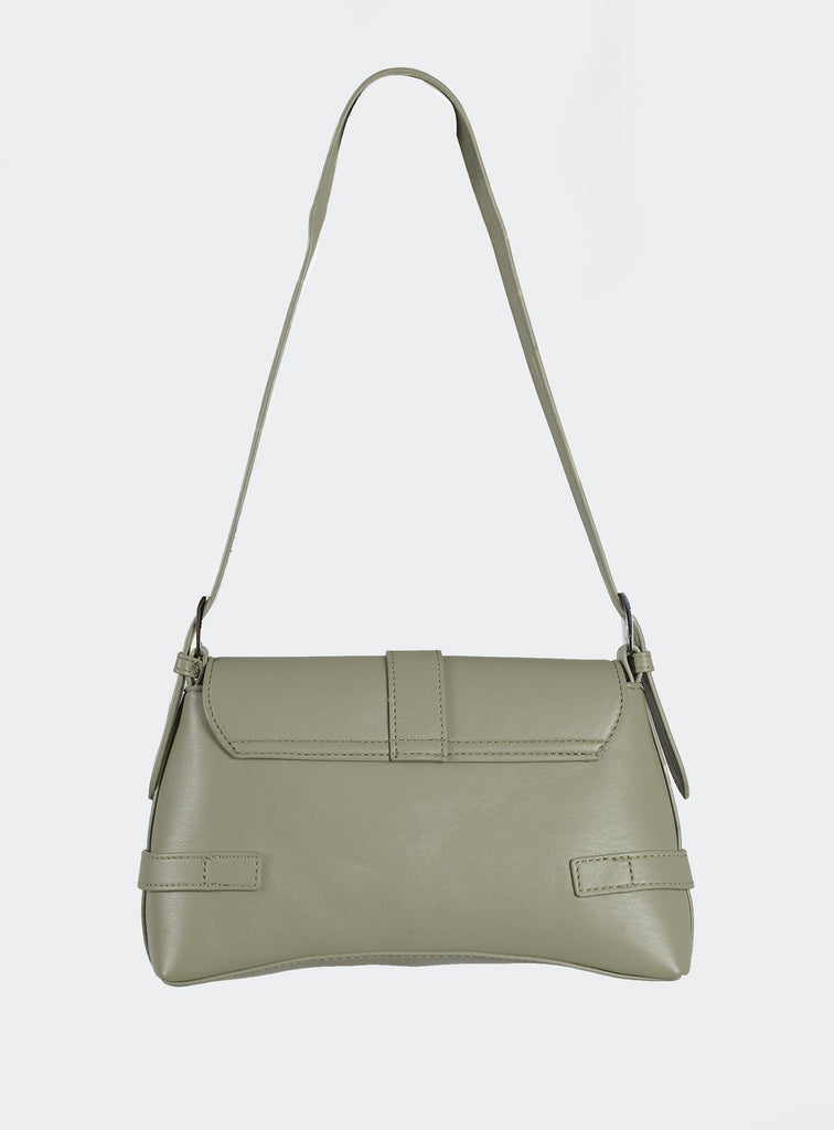 Tozzi Shoulder Bag Khaki | Princess Polly