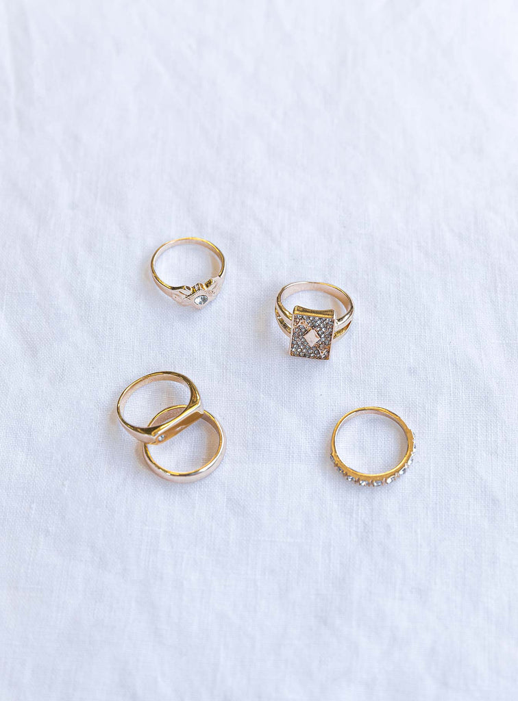 All In Ring Pack Gold | Princess Polly USA