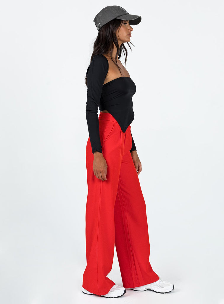 Archer Pants Red | Princess Polly