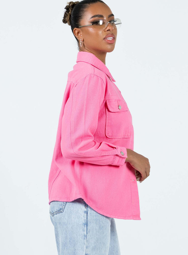 Aleigha Jacket Pink | Princess Polly