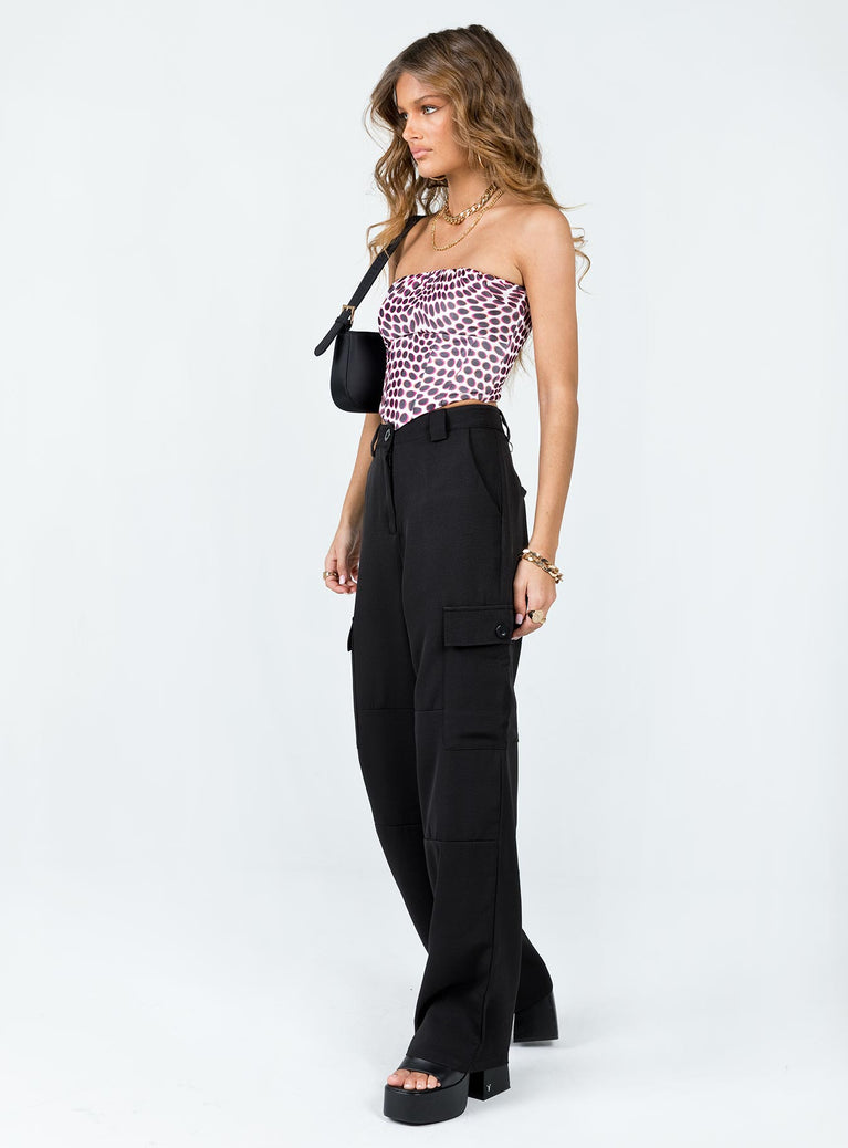 Kaydence Cargo Pants Black | Princess Polly USA
