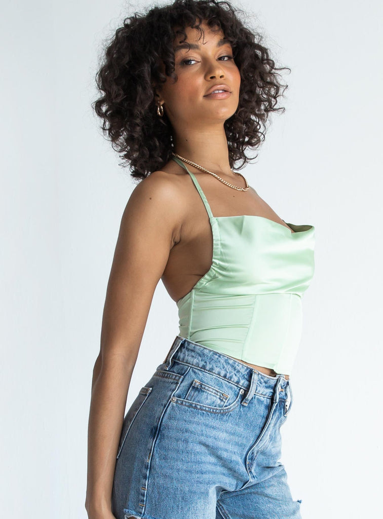 Michelle Top Green | Princess Polly