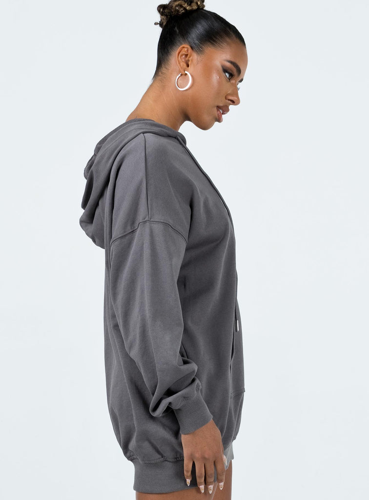 Brunz Sweater Dress Charcoal | Princess Polly