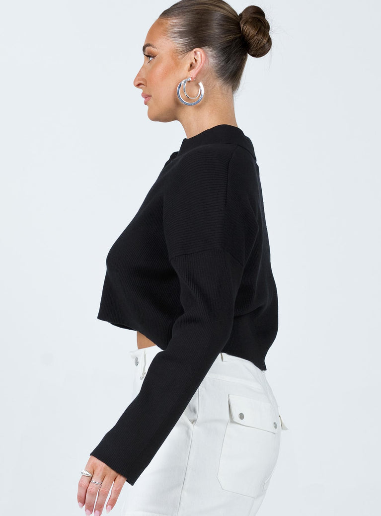 Siobhan Sweater Black | Princess Polly USA