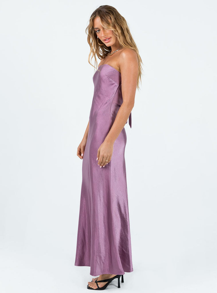 Haley Maxi Dress Mauve | Princess Polly
